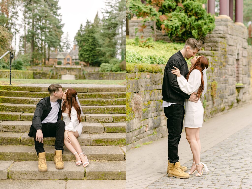 Lewis & Clark College Romantic Engagement Session // Portland, Oregon ...