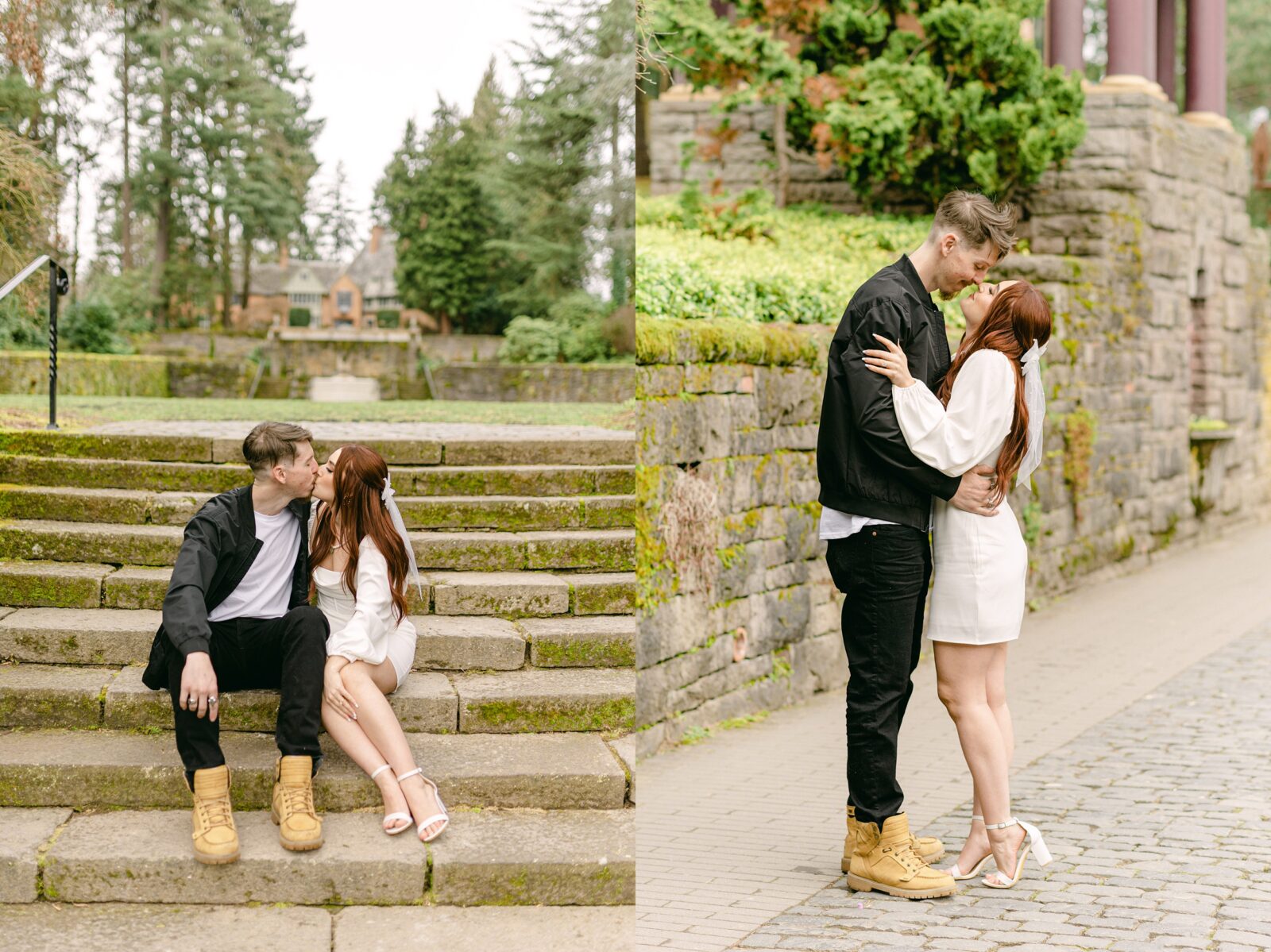 Lewis & Clark College Romantic Engagement Session // Portland, Oregon ...