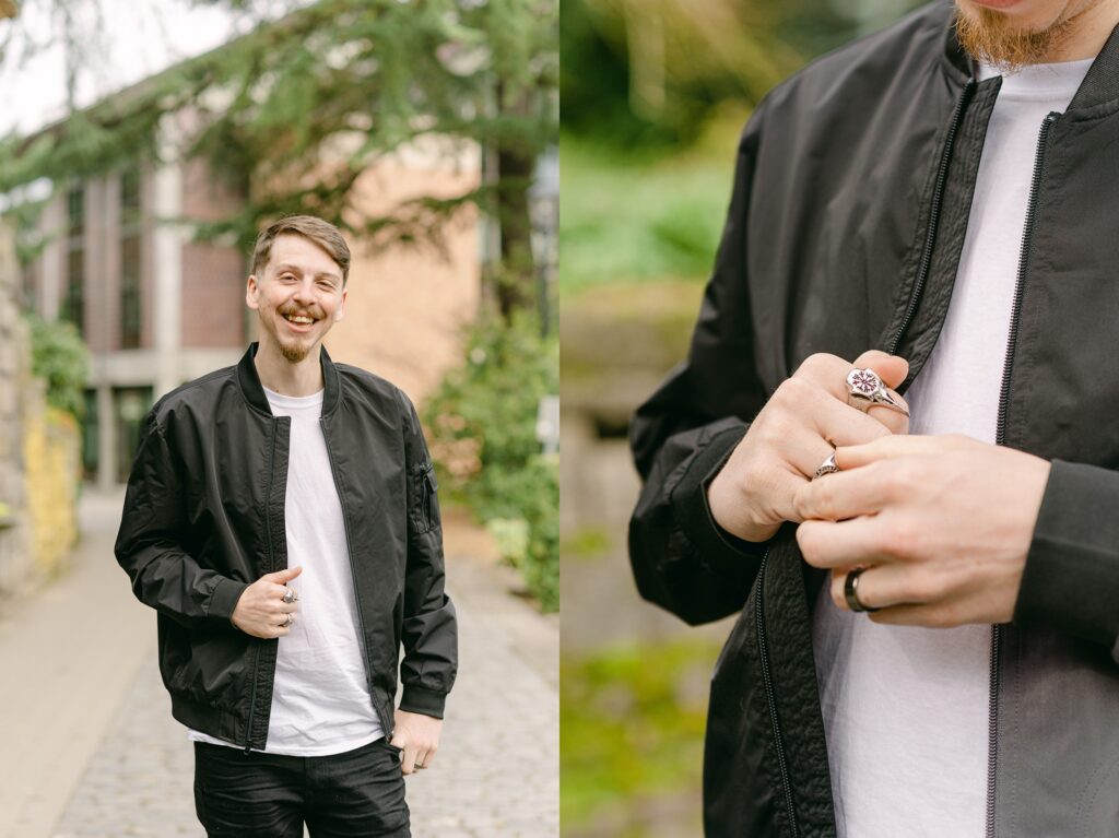 Lewis & Clark College Romantic Engagement Session // Portland, Oregon ...