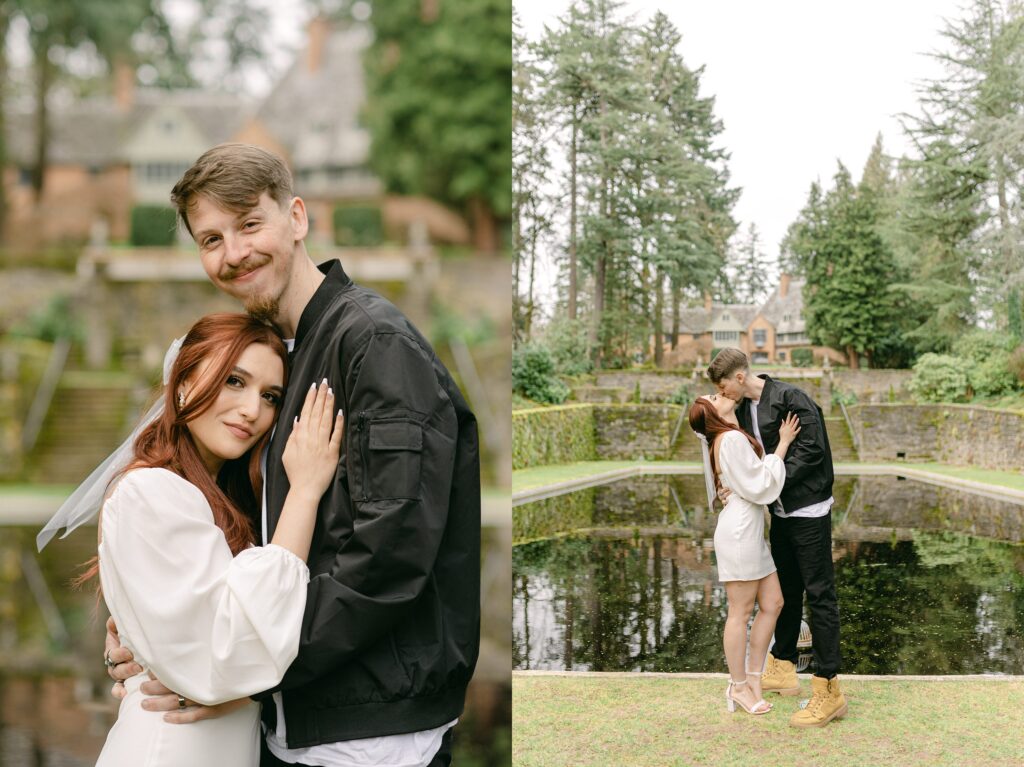 Lewis & Clark College Romantic Engagement Session // Portland, Oregon ...